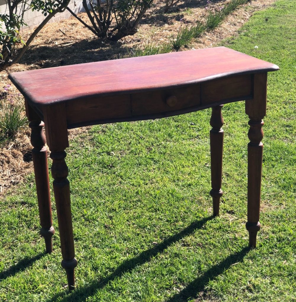 Timber Signing Table One Drawer - A Day to Remember Event Hire