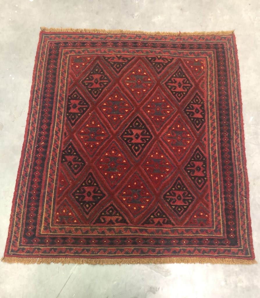 Rugs | Traditional Afghan Diamond Rug - A Day to Remember Event Hire