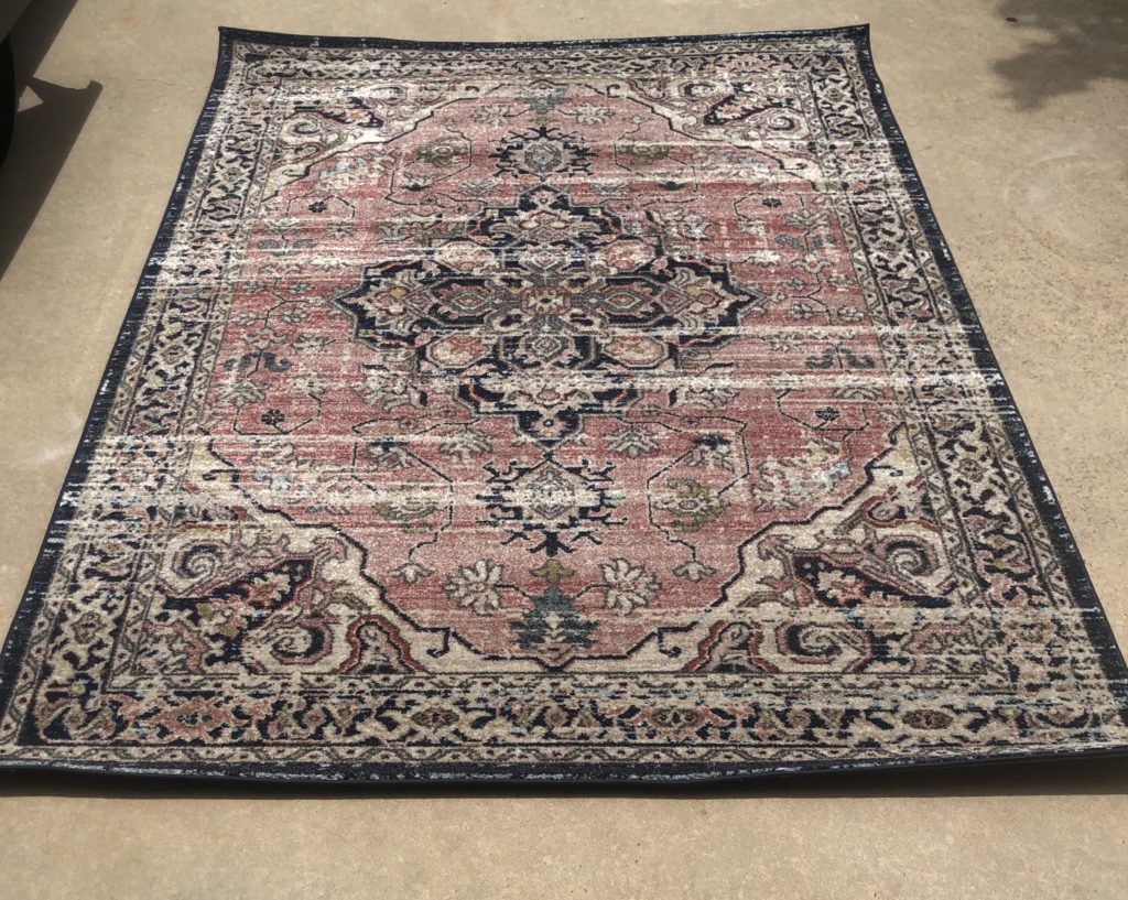 Rugs | Navy and Pink Multi Boho Rug - A Day to Remember Event Hire