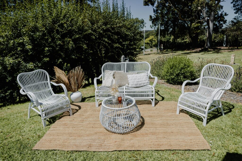 White Rattan Suite Package - A Day to Remember Event Hire