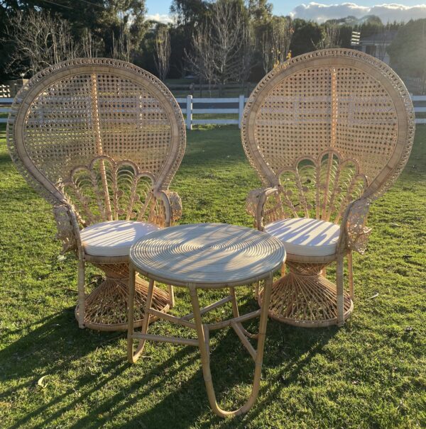 Natural Rattan Signing Table Package - A Day to Remember Event Hire