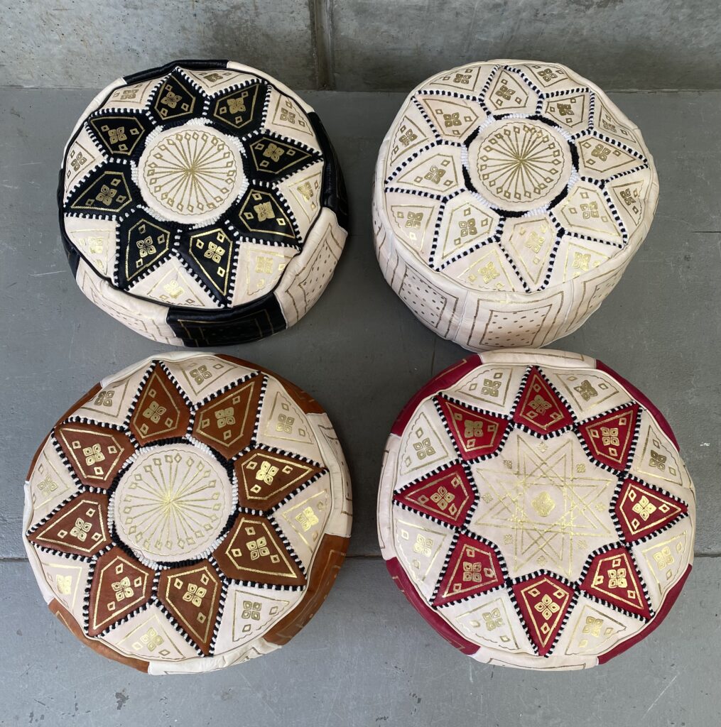 Moroccan Ottoman Gold Embossed - A Day to Remember Event Hire